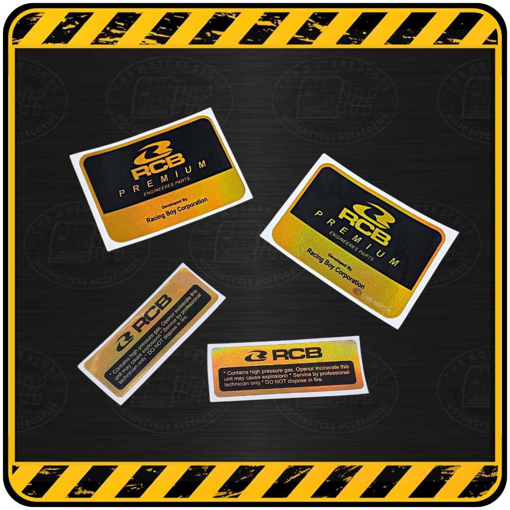 Jual Stiker Sticker Tabung Sok Shock Belakang Logo RCB VD SERIES ...