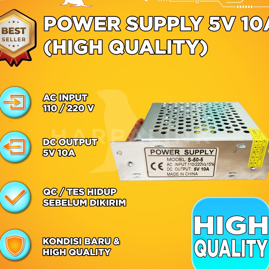Jual TERBATAS Switching Power Supply PSU 5V 1A High Quality Power ...