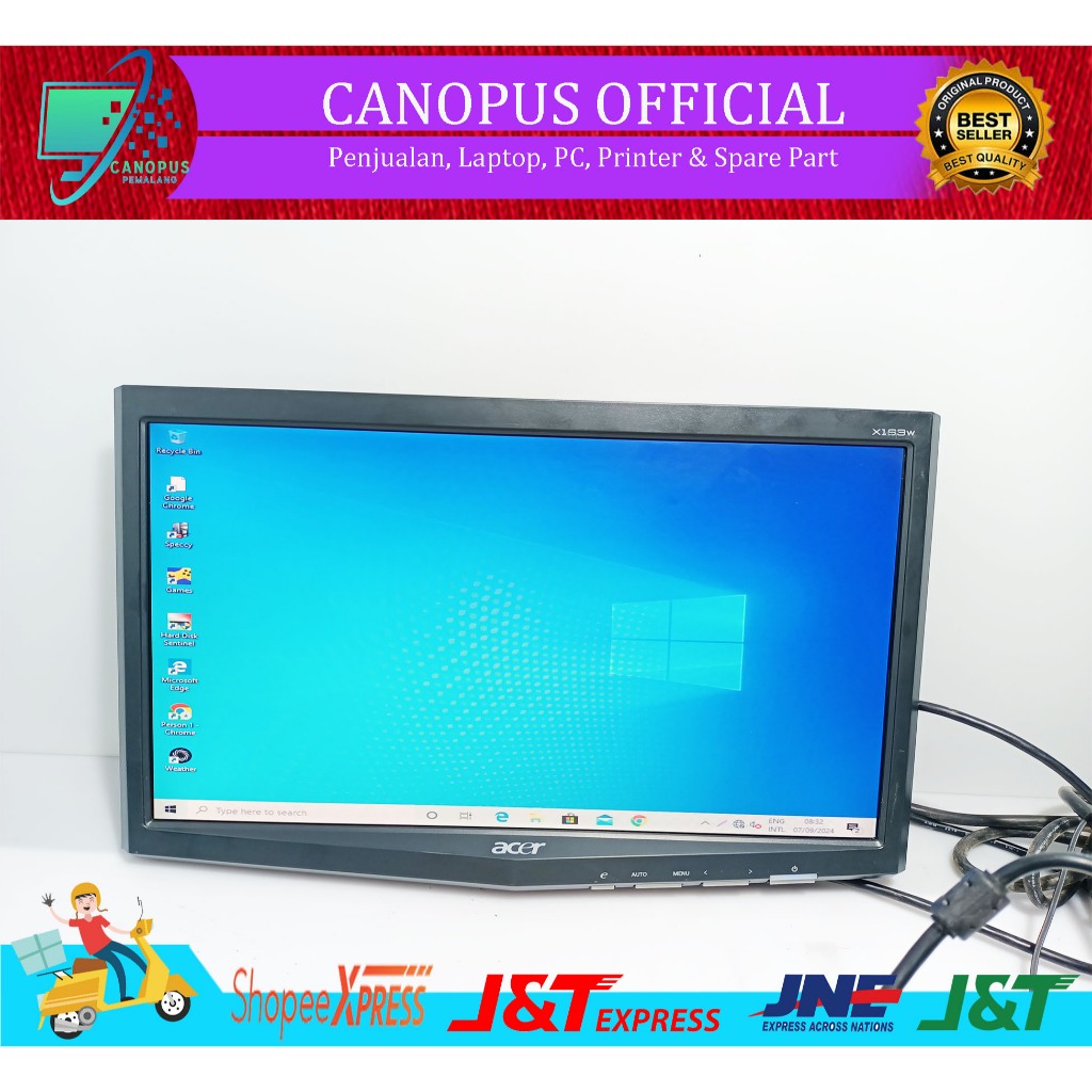 Jual LCD Monitor 16inch acer tanpa kaki - Led Monitor 16in acer tanpa ...