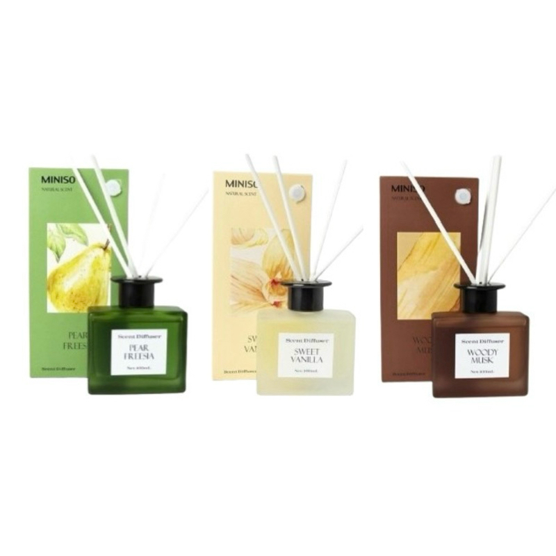 Jual MINISO Scent Diffuser 100ml Vanilla Pear Woddy Pengharum Ruangan ...
