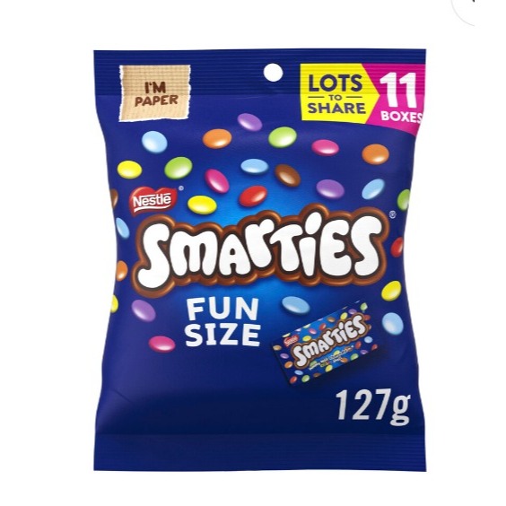 Jual Smarties Milk Chocolate 11 Mini Boxes Share Pack 127g | Shopee ...