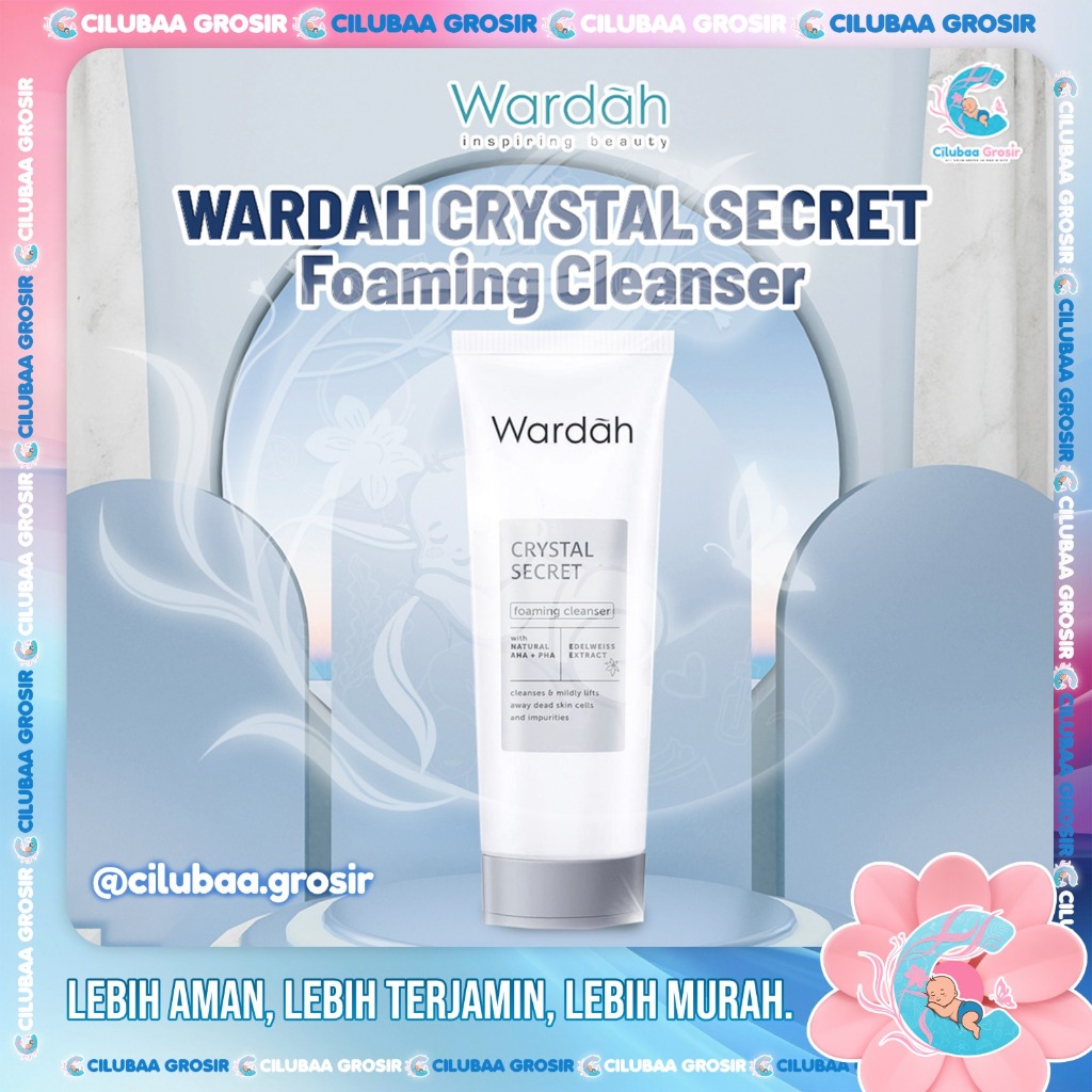 Jual WARDAH CRYSTAL SECRET Foaming Cleanser 100 ml || Sabun Cuci Muka ...