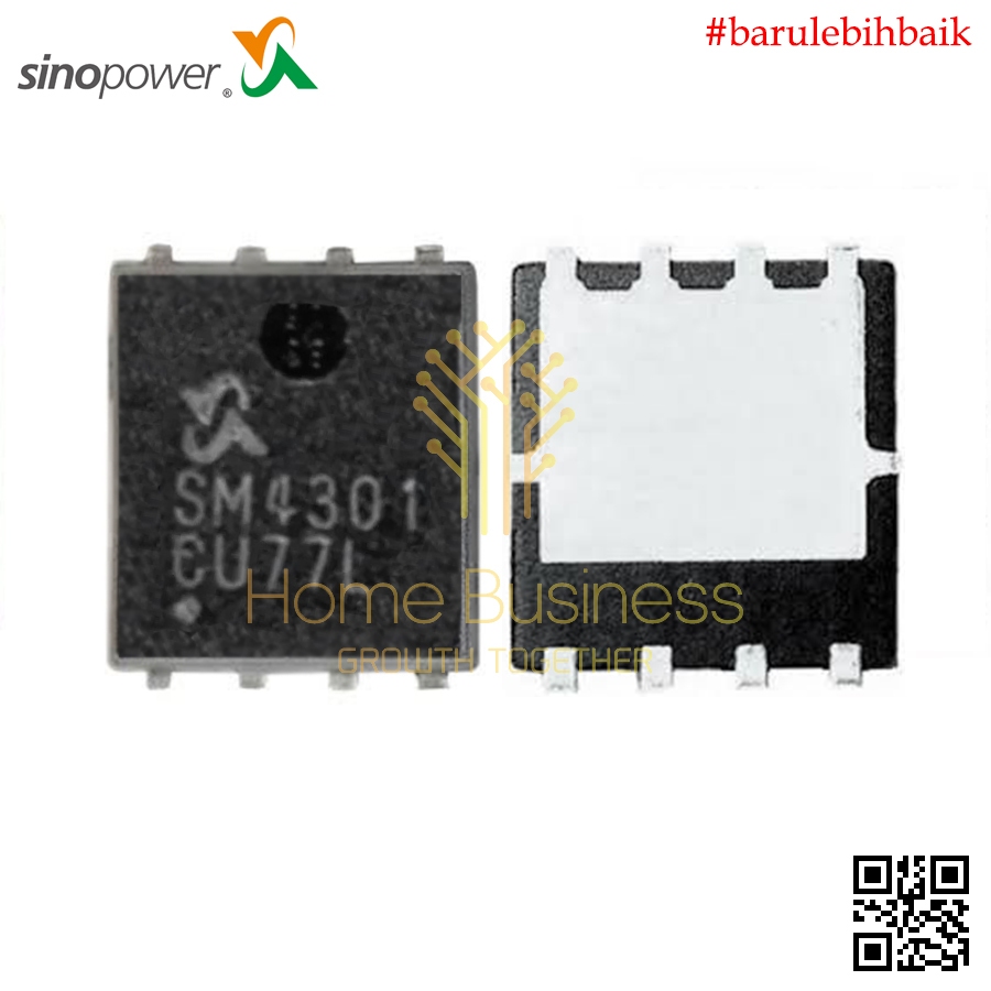 Jual Mosfet SM4301PSKPC-TRG SM4301PSKC SM4301 SM 4301 / P-CH P Channel ...