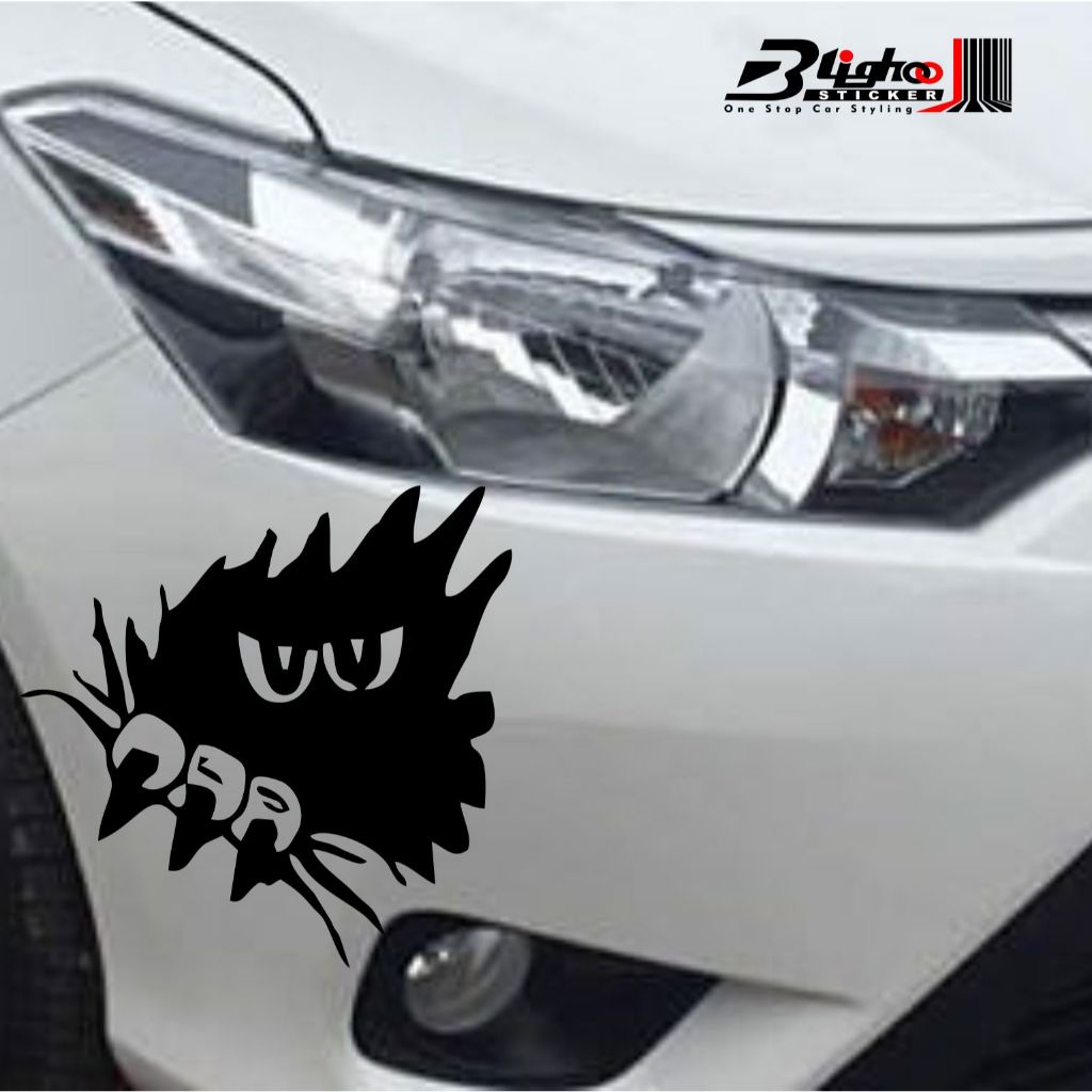 Jual stiker mobil keren stiker bumper cutting sticker mobil peeking ...