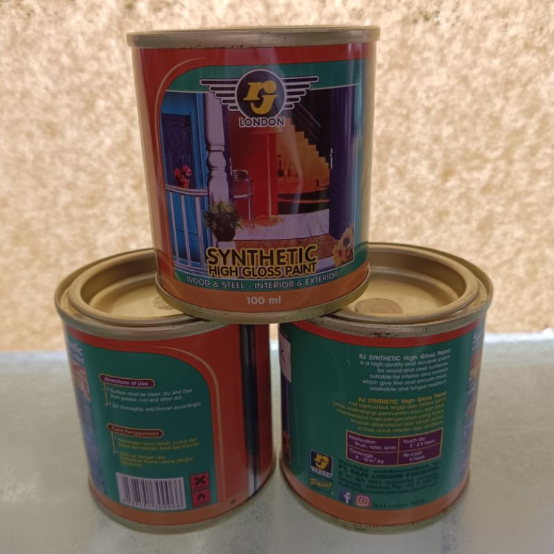 Jual CAT MINYAK KAYU BESI 100 ML WARNA GOLD EMAS RJ LONDON | Shopee ...
