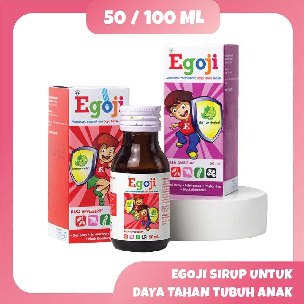 Jual Egoji Sirup 50 ml - Suplemen Jaga Daya Tahan Tubuh / Egoji Sirup ...