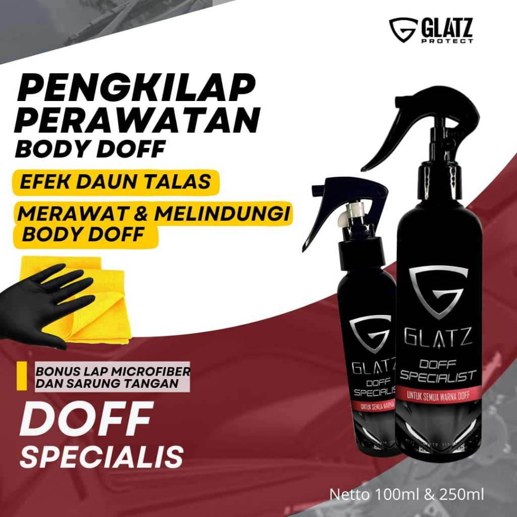 Jual Pengkilap Body Motor Doff Matte Permanen Efek Daun Talas Perawatan ...