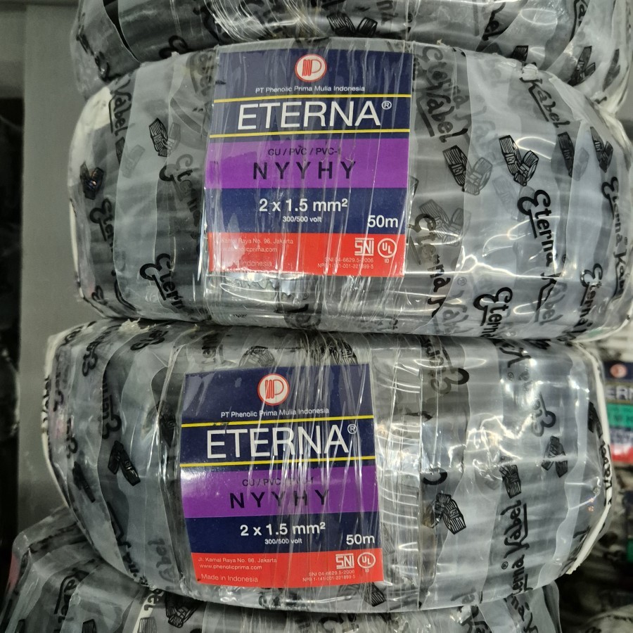 Jual Kabel NYYHY 2x1,5x50 Meter Eterna | Shopee Indonesia