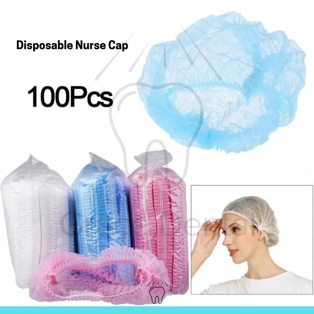 Jual 100 pcs Nurse Cap Hair Topi Penutup Rambut Kepala | Shopee Indonesia
