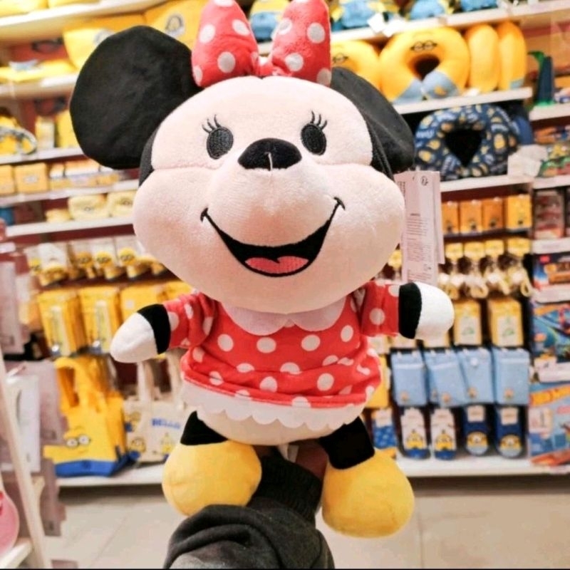 Jual MINISO NEW Boneka Lembut DISNEY Series MICKEY, MINNIE (25cm ...