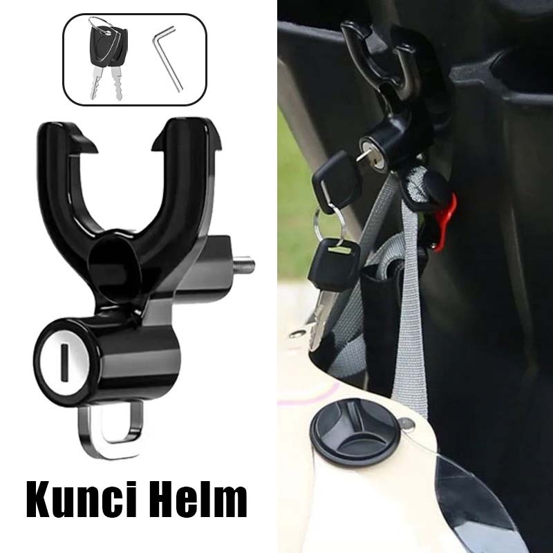 Jual Pengunci Helm Anti Maling Kunci Pengaman Helm Motor Pengaman Anti ...