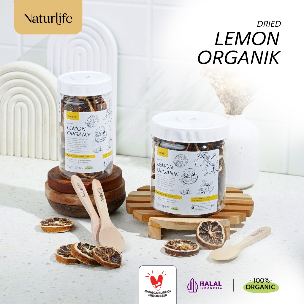 Jual DRIED LEMON SLICE LEMON KERING ASLI TANPA CAMPURAN ASLI 100% ...