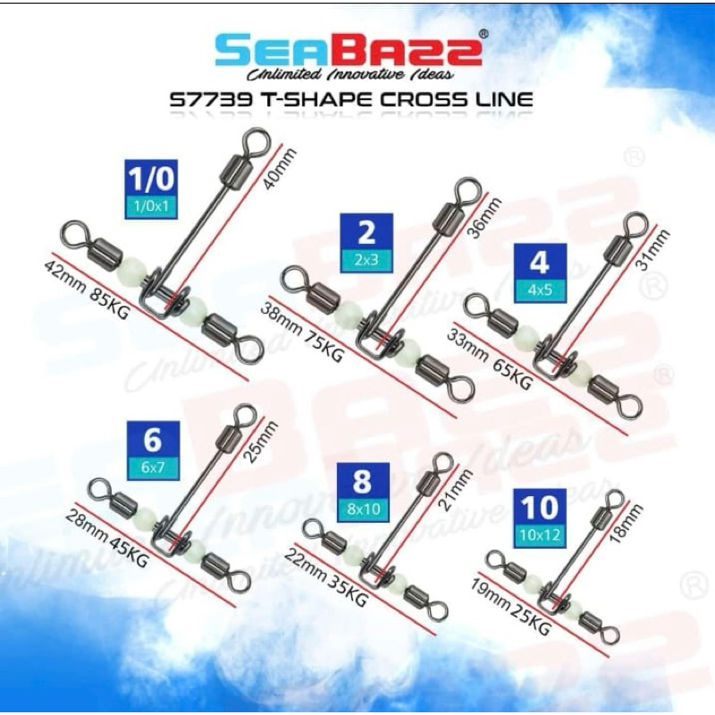 Jual SEABAZZ T SHAPE CROSS LINE S7739 / THREE WAY | Shopee Indonesia