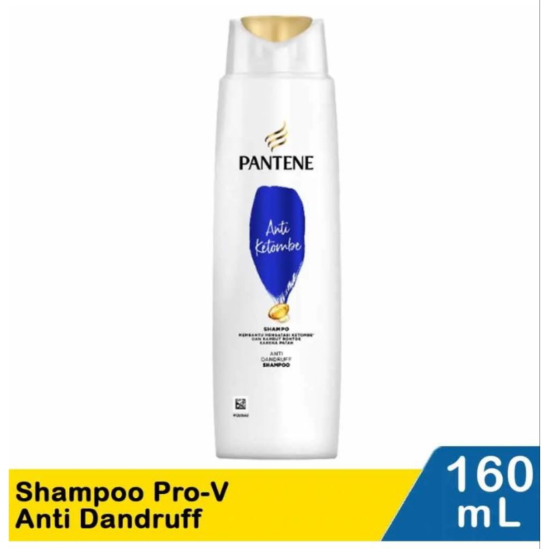 Jual Shampo PANTENE PRO-V Anti Dandruff Sampo Anti Ketombe 160ml | Shopee Indonesia