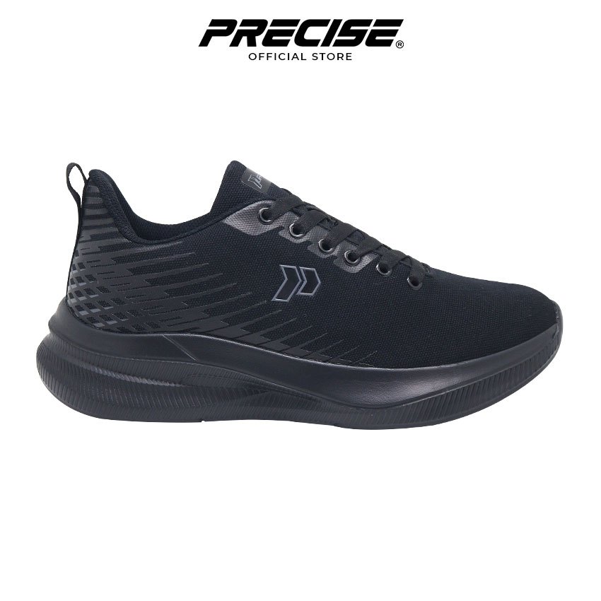 Jual Precise Kano LC M Sepatu Sneakers Hitam Pria - All Black | Shopee ...