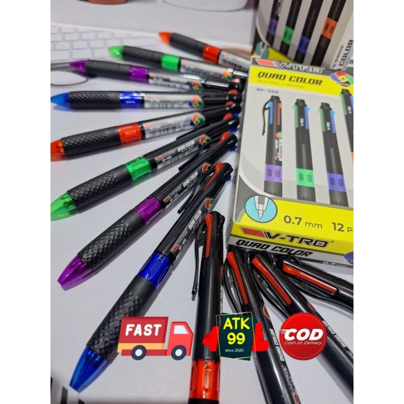 Jual QUAD COLOR PULPEN 4 WARNA/Pena/bollpoin/alat tulis/ballpen ...