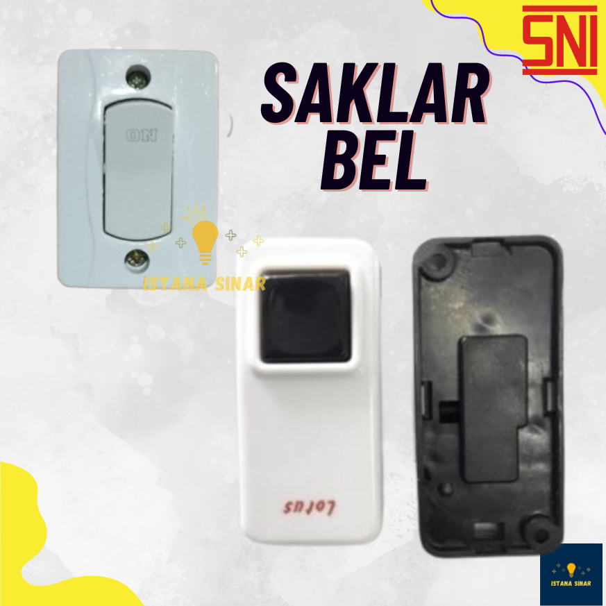 Jual Saklar Bel Tombol Bel Rumah / Tombol Bel Kabel / Knob Bell / OB ...