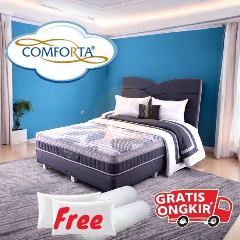 Jual Springbed Comforta Neo Star Anti Guncangan - Free Bantal + Garansi ...