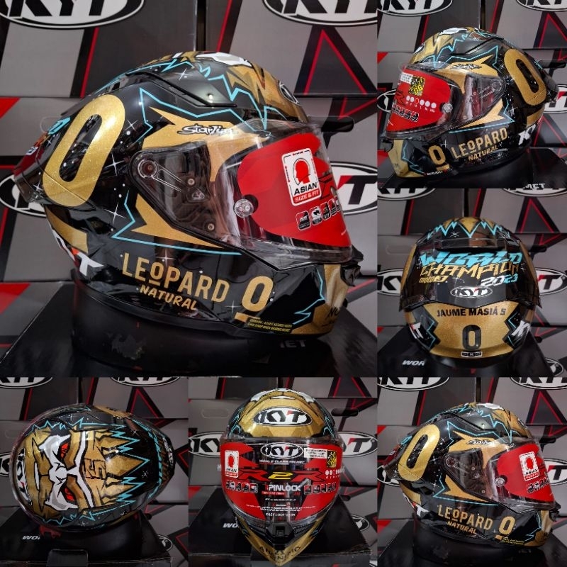 Jual HELM KYT R2R PRO MASIA WORLD CHAMPION 2023 GOLD S.E/EO6 LIMITED EDITION | Shopee Indonesia