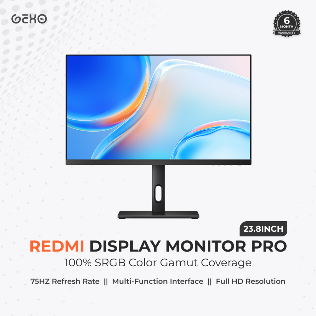 Jual Redmi Display Monitor 23.8 inch Pro 1080P FHD 100% sRGB color ...