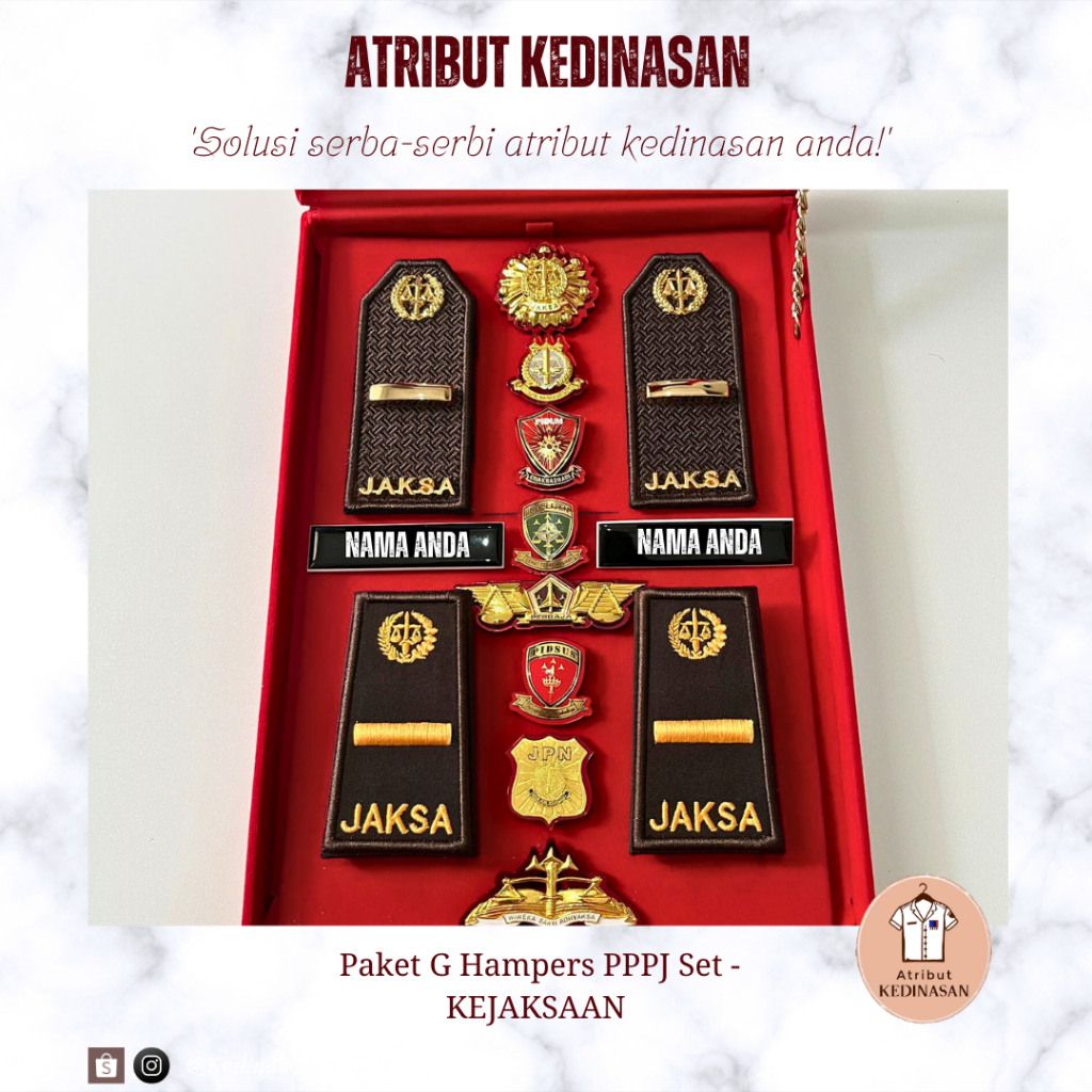 Jual Hampers Jaksa/Paket Gift Box PPPJ Atribut 3A Jaksa Kejaksaan ...