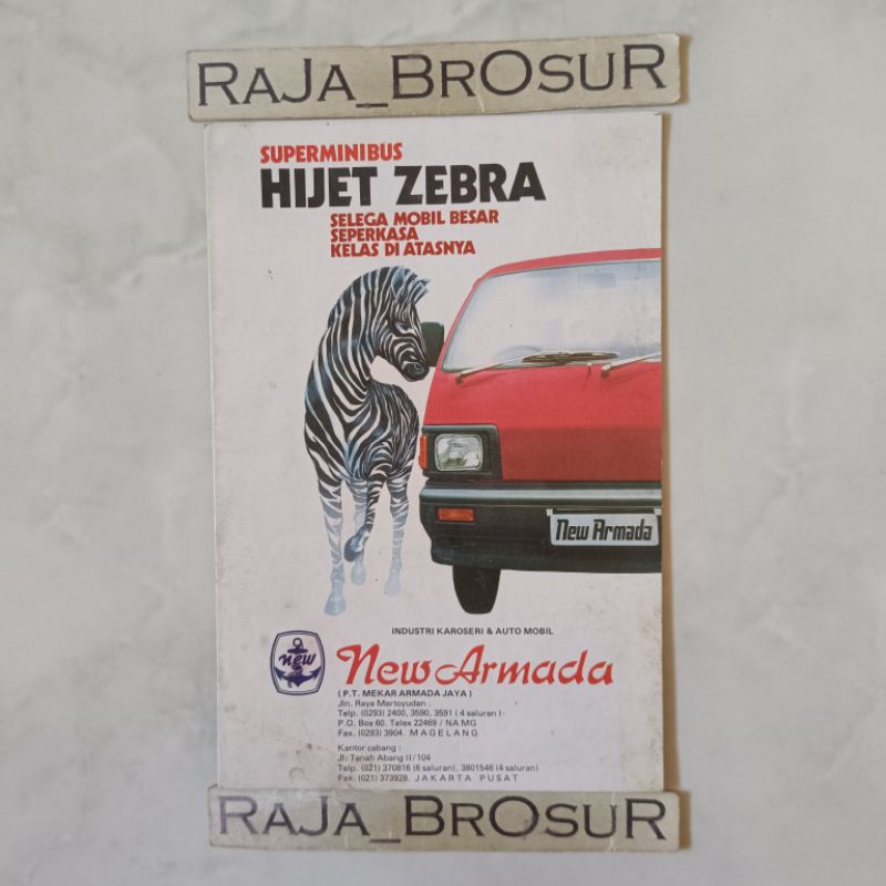 Jual Poster brosur katalog iklan leaflet jadul lawas Daihatsu HiJet Hi ...