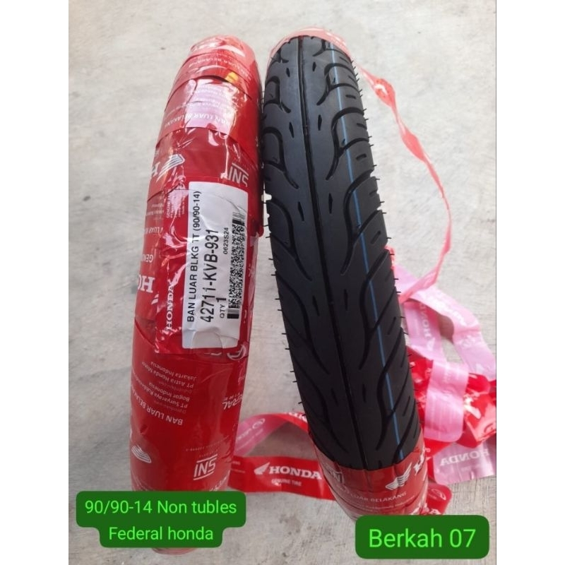 Jual Ban Belakang Tidak Tubles Vario Beat Federal Honda 90/90-14 ...