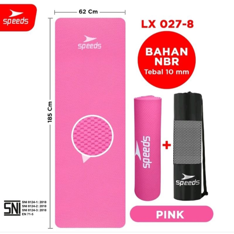Jual Speeds Matras Yoga Karpet. Spons Lantai Anti Slip Tebal Free Tas ...