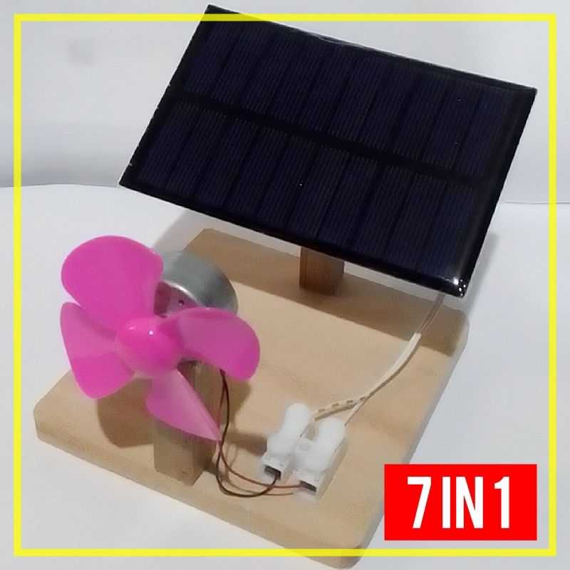Jual PV5V DIY KIT Miniatur Pembangkit Listrik Tenaga Surya PLTS Kipas ...