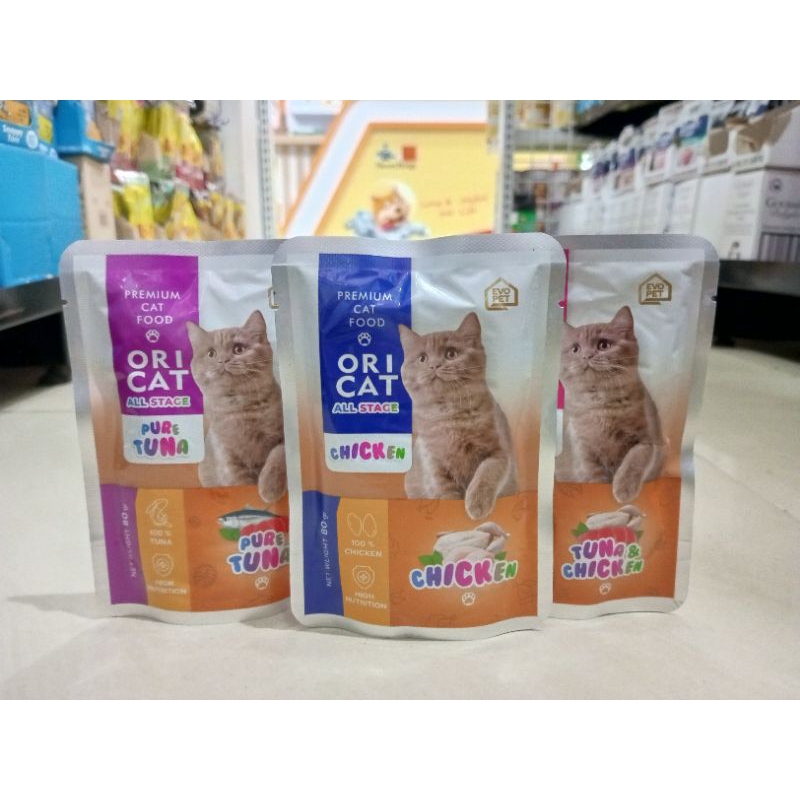Jual ( 6 Pcs ) Ori Cat Sachet All Stage 80gr - Wet Food Makanan Basah ...