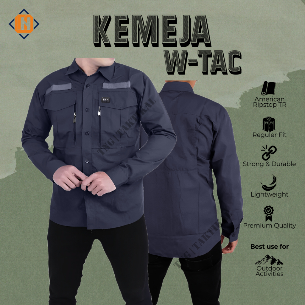 Jual TNG Official - Kemeja Tactical Outdoor W-Tac Lengan Panjang ...