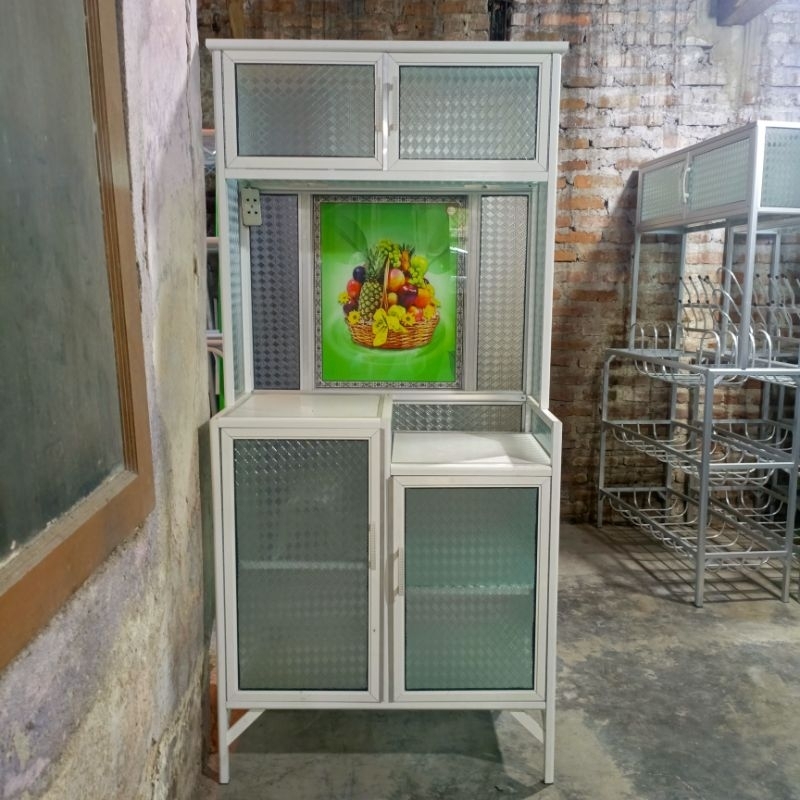 Jual Rak piring keramik susun mini alumunium putih | Shopee Indonesia