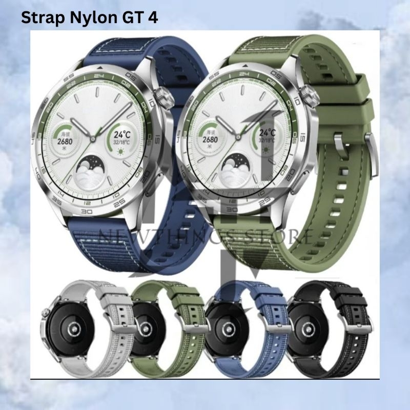 Jual STRAP TALI JAM MODEL NYLON GT4 FOR HUAWEI WATCH GT 1 / 2 / 3 / 4 ...