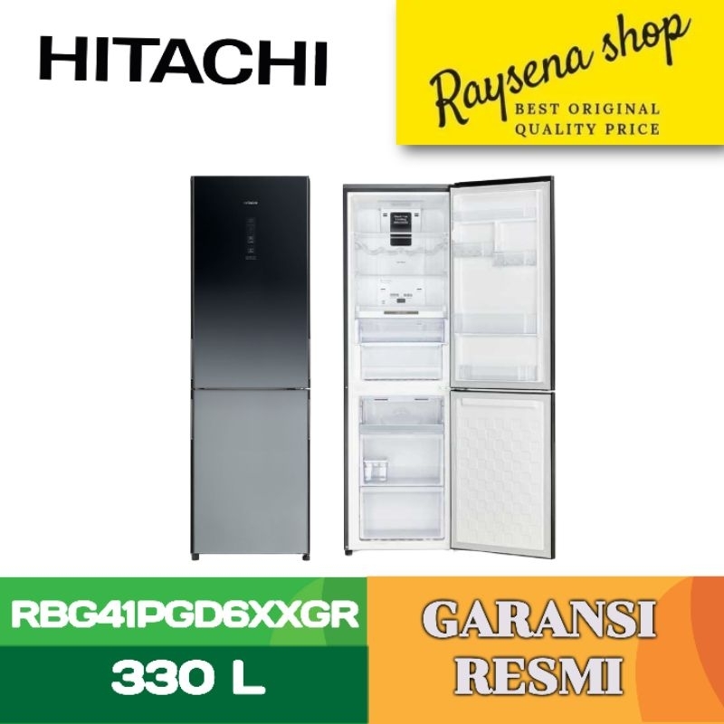 Jual HITACHI KULKAS 2 PINTU KECIL SMALL 2 DOOR REFRIGERATOR RBG41PGD6XXGR | Shopee Indonesia