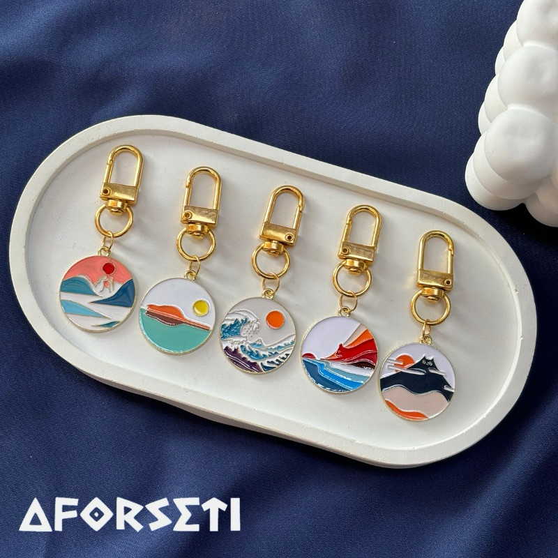 Jual KEYCHAIN ENAMEL “CAT VIEW” GANTUNGAN KUNCI / GANTUNGAN TAS ...