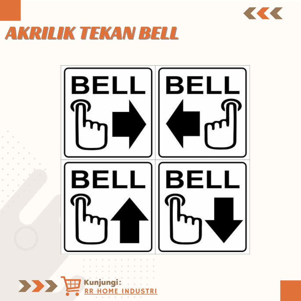 Jual SIGN SIGNAGE BEL AKRILIK / PAPAN BELL | Shopee Indonesia