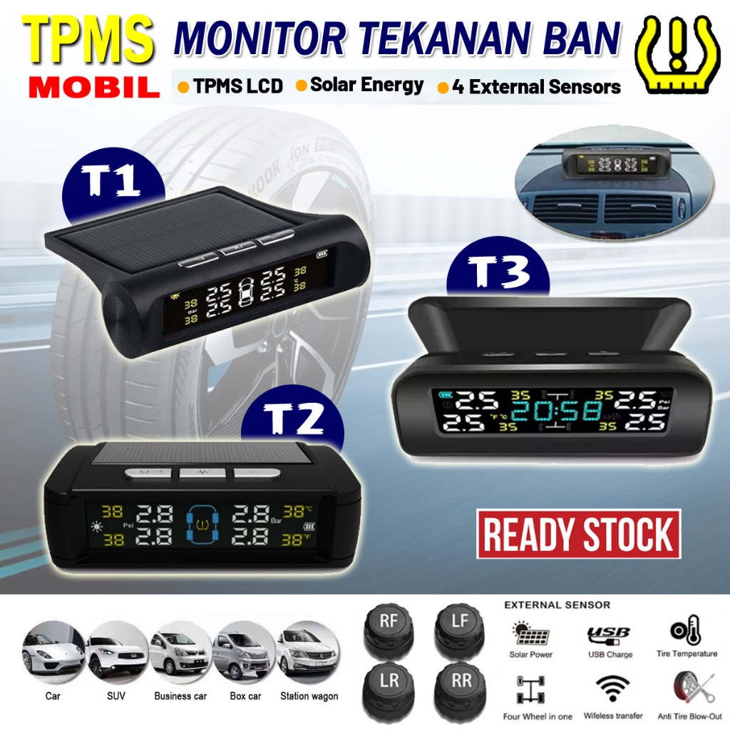Jual TPMS TIRE PRESSURE MONITORING SYSTEM MONITOR TEKANAN ANGIN BAN ...