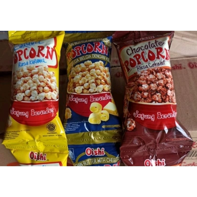 Jual POP CORN OISHI RENCENG | Shopee Indonesia