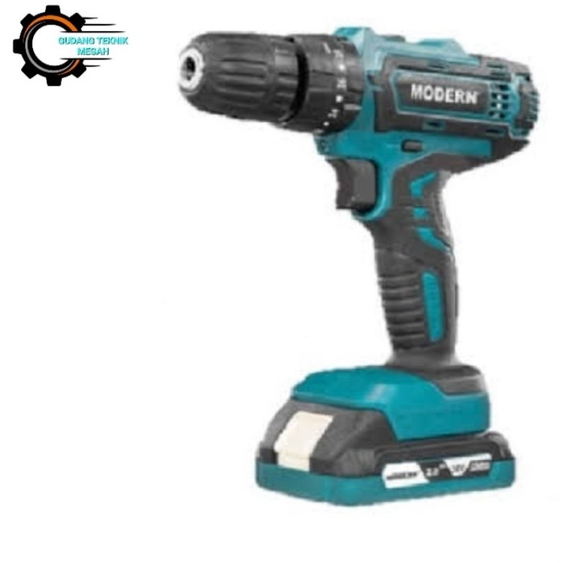 Jual Modern Mesin Bor Tembok Cordless Impact Drill Cas Baterai M 16 M16 ...