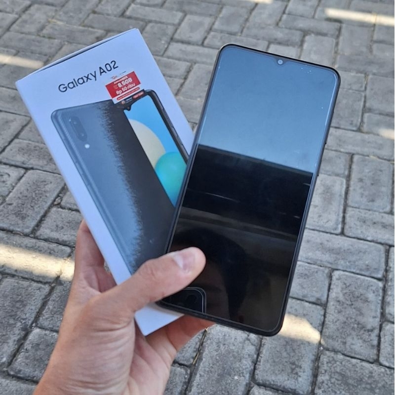 Jual Samsung Galaxy A02 Black 3/32GB | Shopee Indonesia