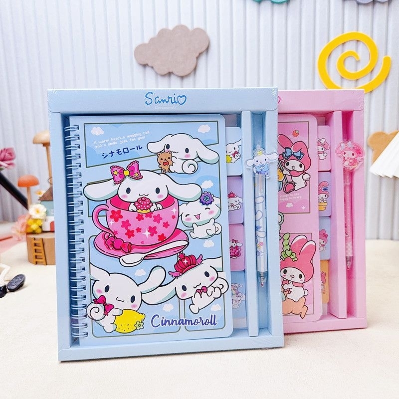 Jual Paket Binder Diary 2in1 Sanrio FREE PULPEN Cute Buku Tulis Jurnal ...