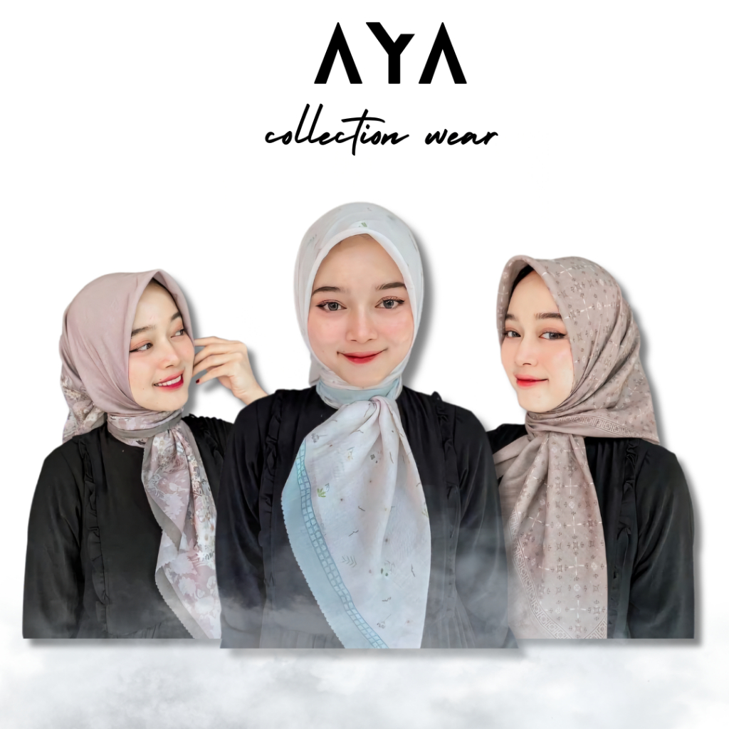 Jual HIJAB SEGI EMPAT VOAL MOTIF SUBLIM PREMIUM | Shopee Indonesia