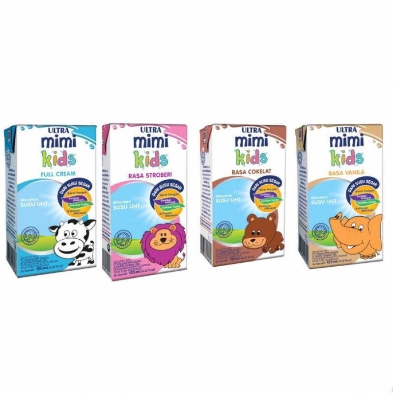 Jual Ultra Mimi Susu Ultramimi UHT 125 ml 125ml ALL VARIAN | Shopee Indonesia