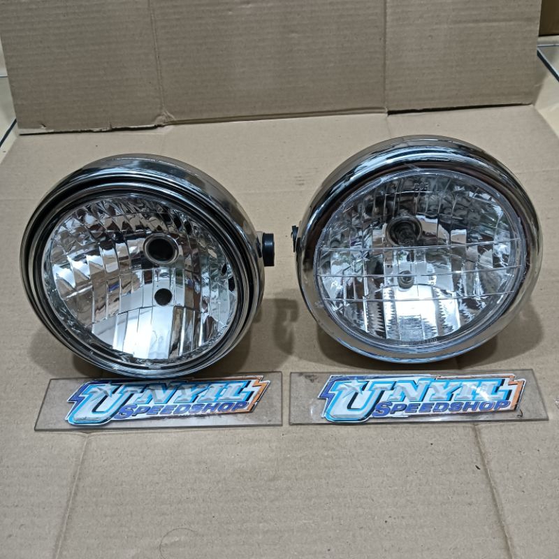 Jual LAMPU DEPAN REFEKTOR REFLEKTOR LAMPU BULAT NINJA R SS | Shopee ...