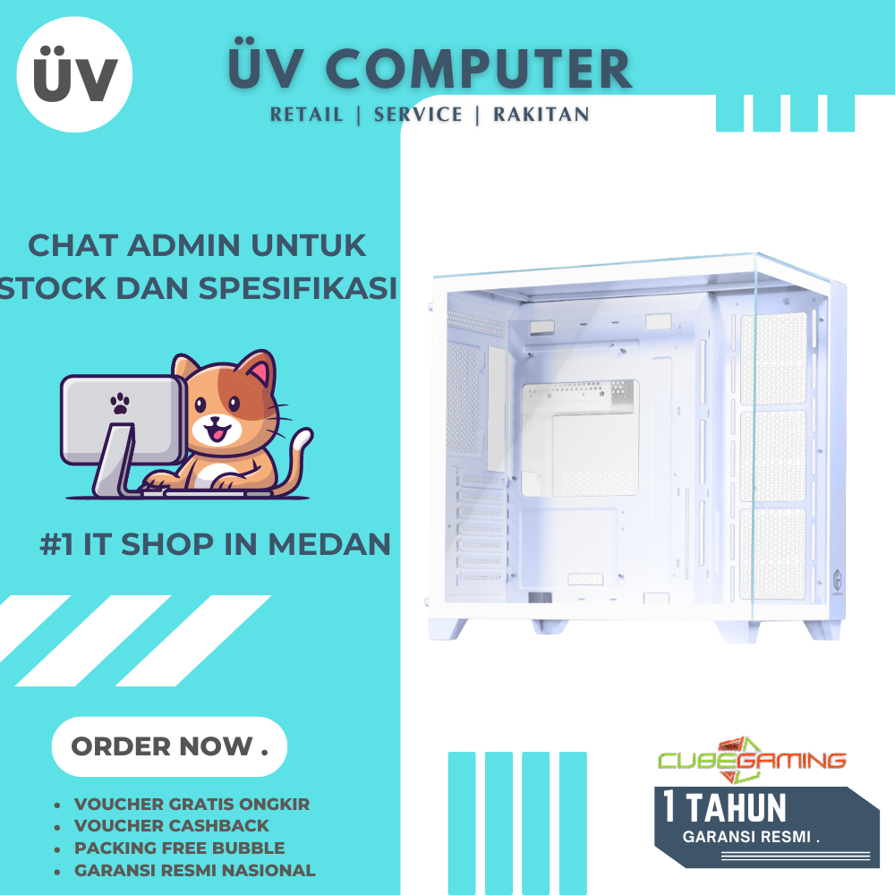 Jual Casing PC Komputer CubeGaming Cube Gaming Vaont | Mid Tower | ATX ...