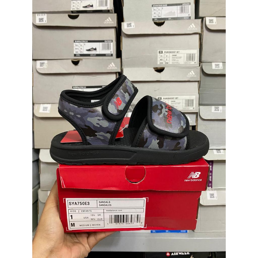 Jual New Balance Sandals Kids SYA750E3 Sendal Anak Original | Shopee ...