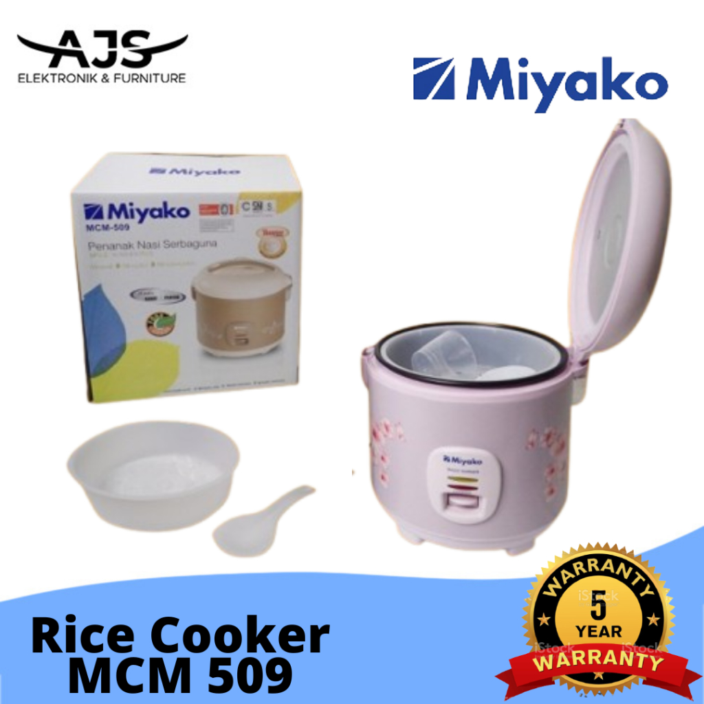 Jual MIYAKO Rice Cooker 1.8 Liter MCM-509 Terbaru dan Termurah | Shopee ...