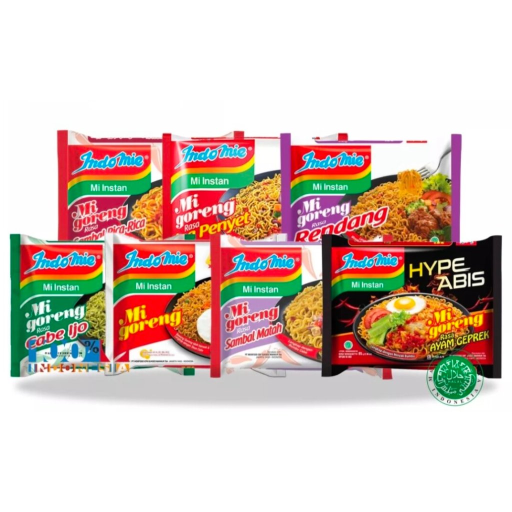 Jual INDOMIE GORENG ALL VARIAN (ISI 5 BUNGKUS) | Shopee Indonesia