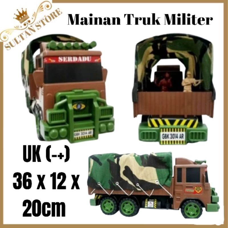 Jual Mainan tentara mobil tentara mobil militer truk tentara besar | Shopee Indonesia