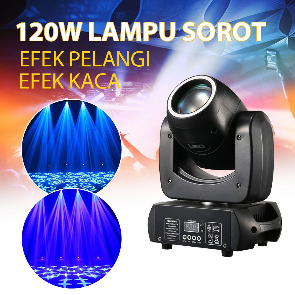 Jual Kaiy Moving Head Light Lampu Panggung Sorot Putar RGBW 12 Derajat ...